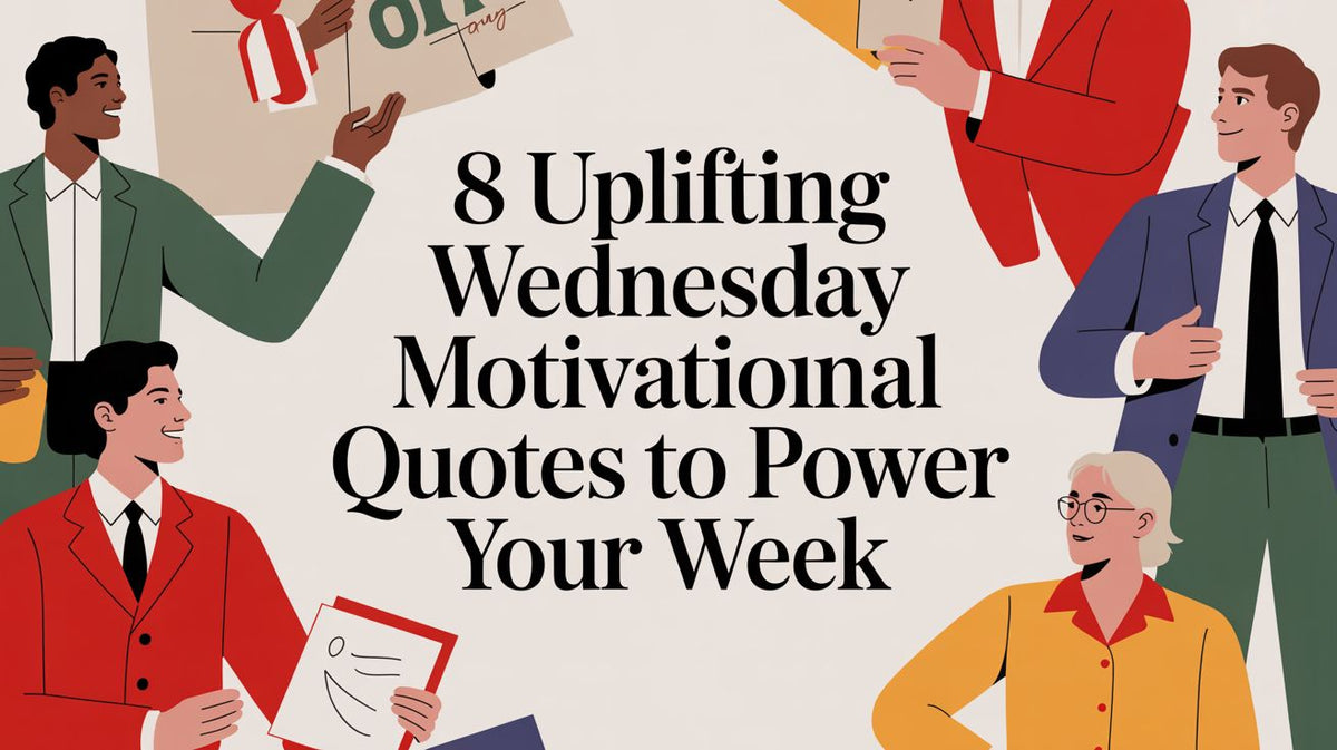 8 Uplifting Wednesday Motivational Quotes to Power Your Week – Online ...