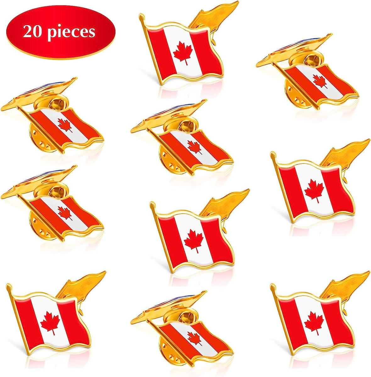 Buy Canada Flag Souvenirs Pin, Canadian National Flag Lapel Pin ...